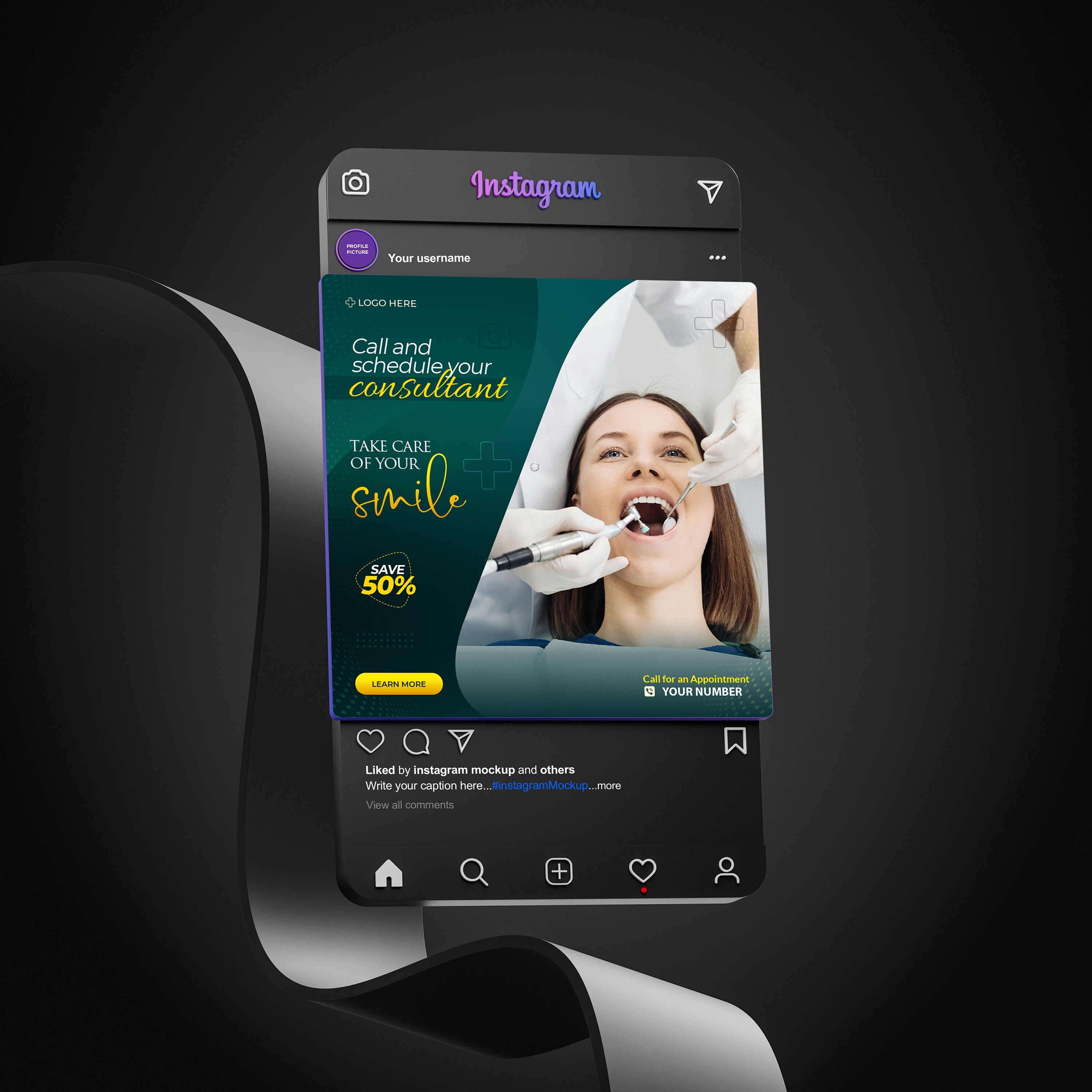 Editable Dental Service Flyer: Oral Surgery, Clinic Social Media (PDF ...