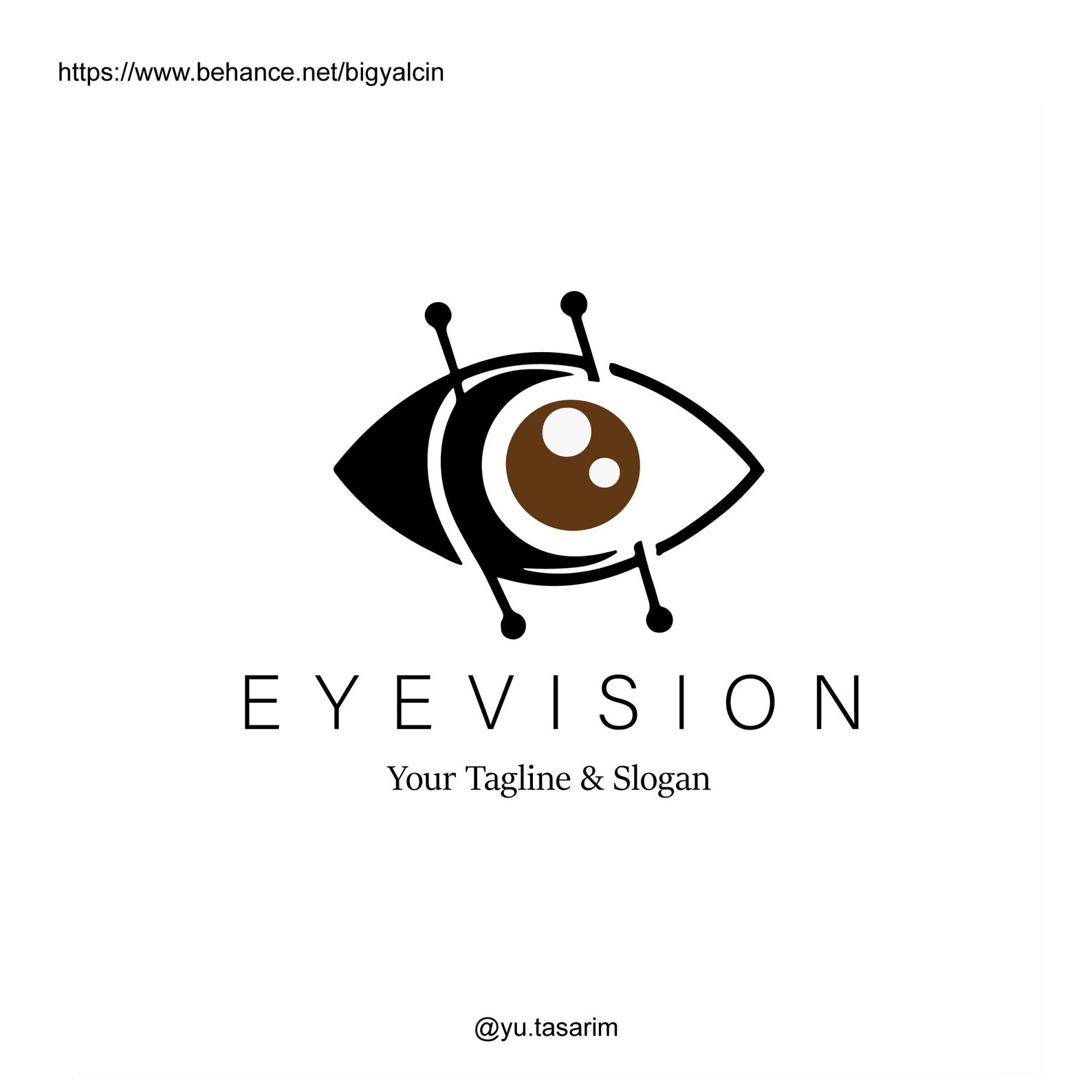 Optometry Logo Design / Editable Optician Logo / Optometrist Logo Template / Ophthalmology Logo ...