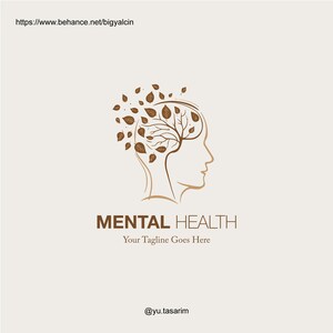 Chic Psychologist Logo Design - Modern Psychology Badge / Spread ...