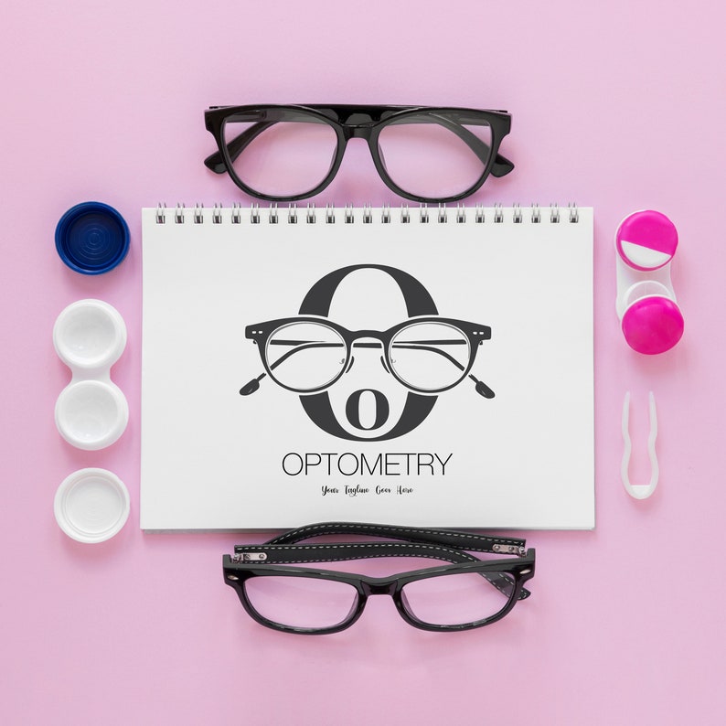 Stylish Eyeglasses Logo Design / Optical Logo / Custom Optician Logo / Optometry Logo ...