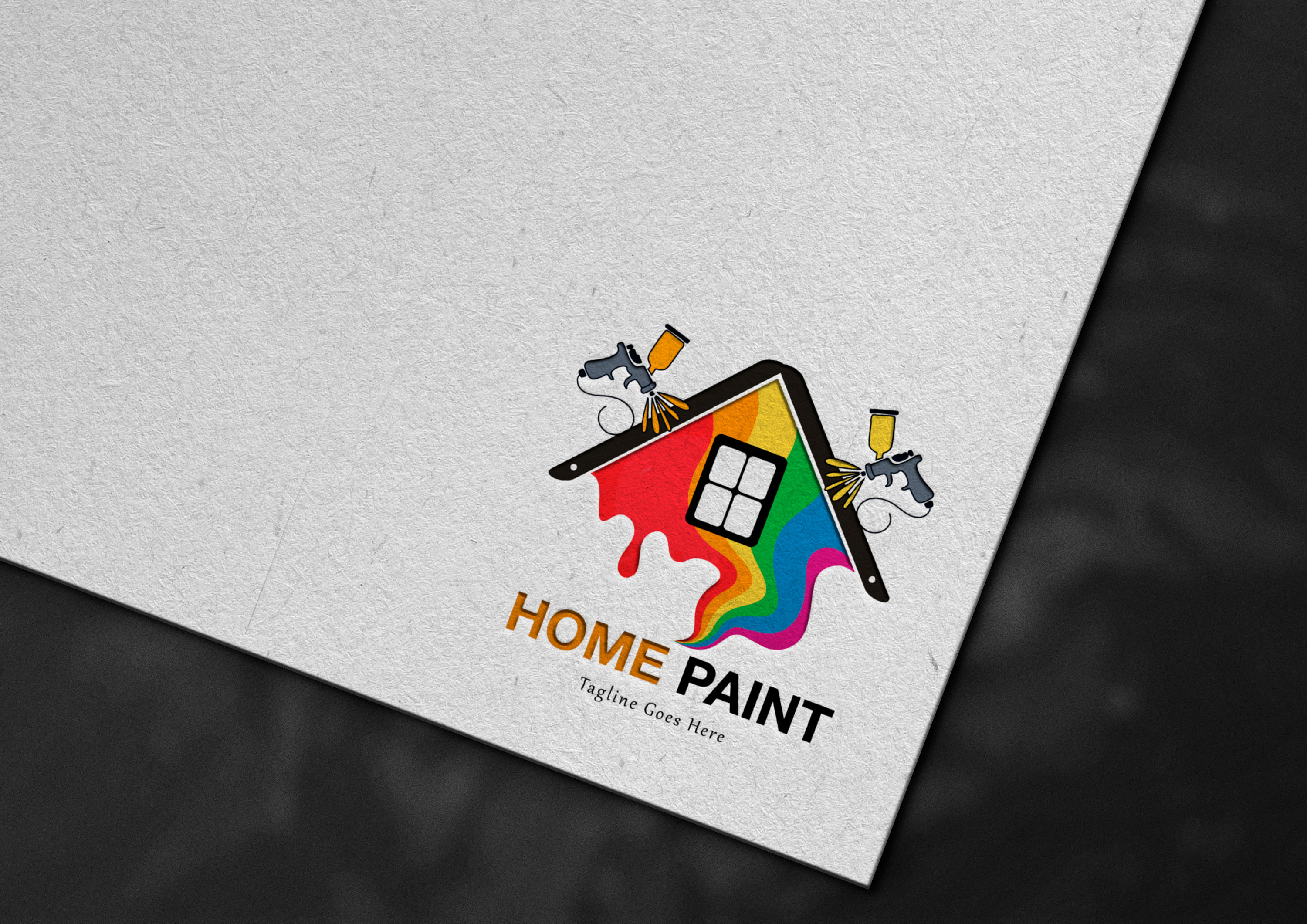 Custom House Painter Logo Design - Personalized Branding / Colorful ...