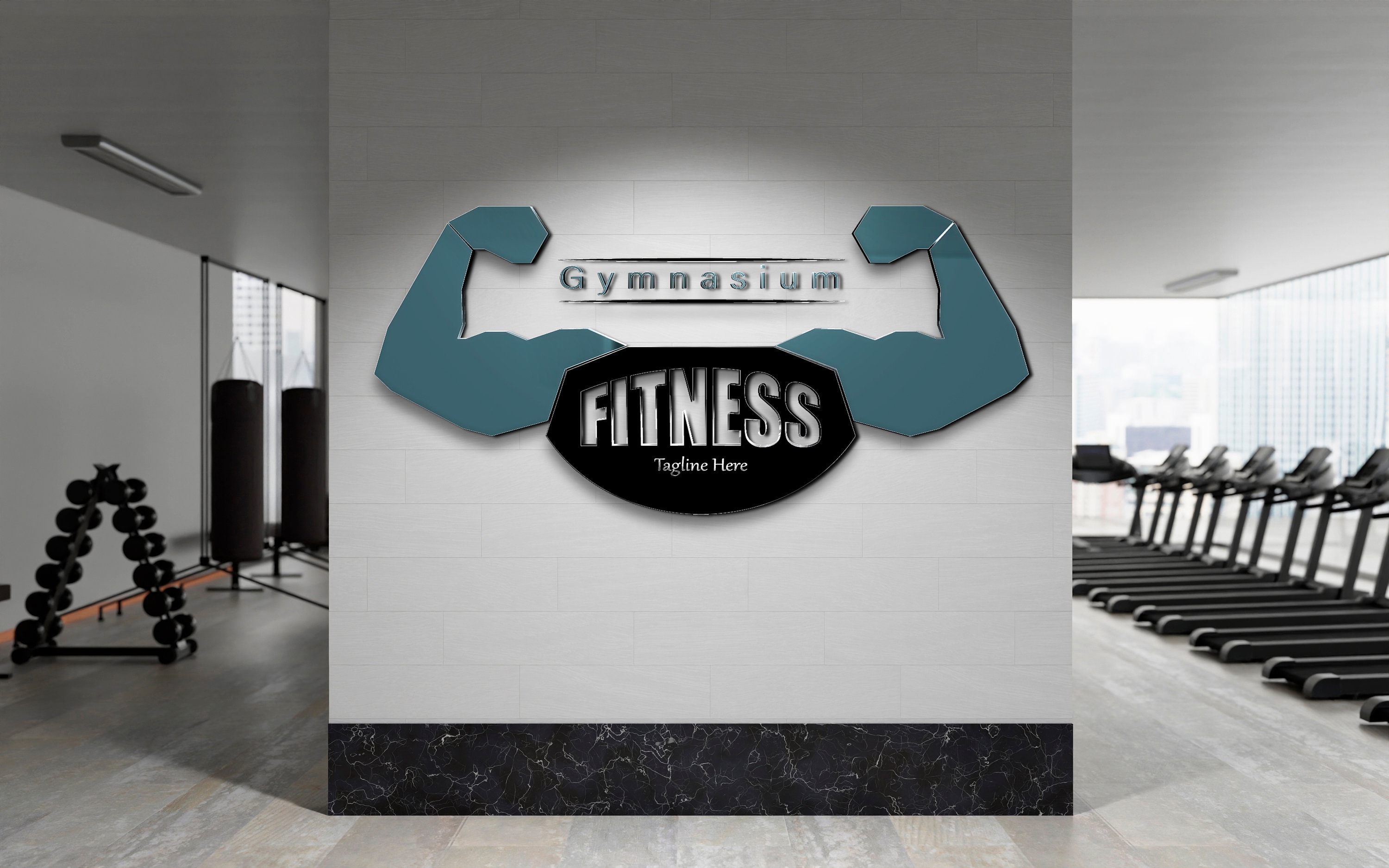 Modern Fitness Logo for Health & Wellness Business Custom Design ...