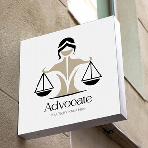 Modern Lawyer Logo Design - for Law Offices / Law Firm Logo Design ...