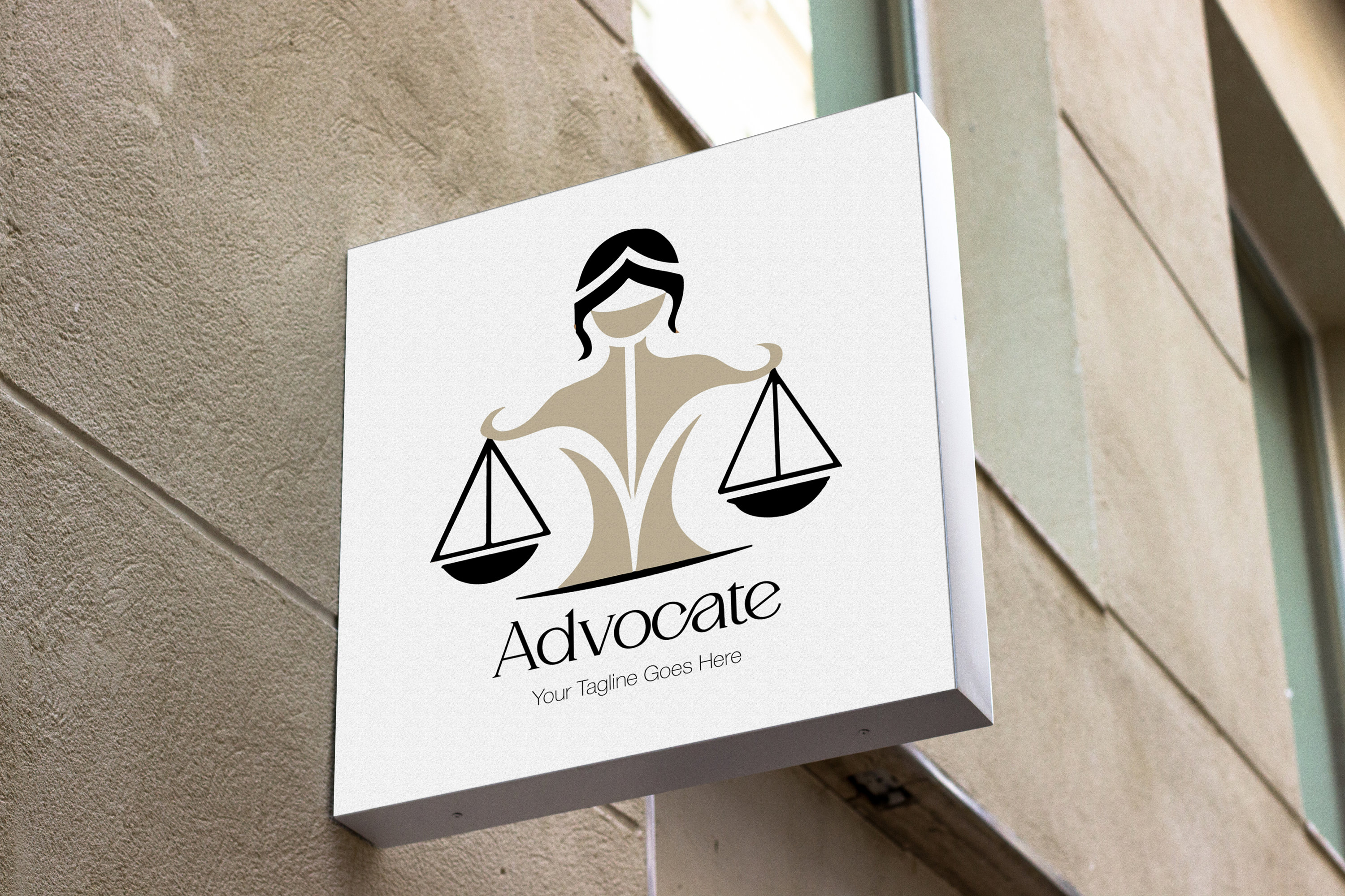 Modern Lawyer Logo Design - for Law Offices / Law Firm Logo Design ...