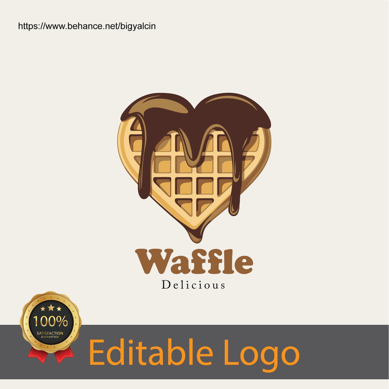 Custom Waffle Logo Design - Sweet & Modern Branding for Waffle Shops ...
