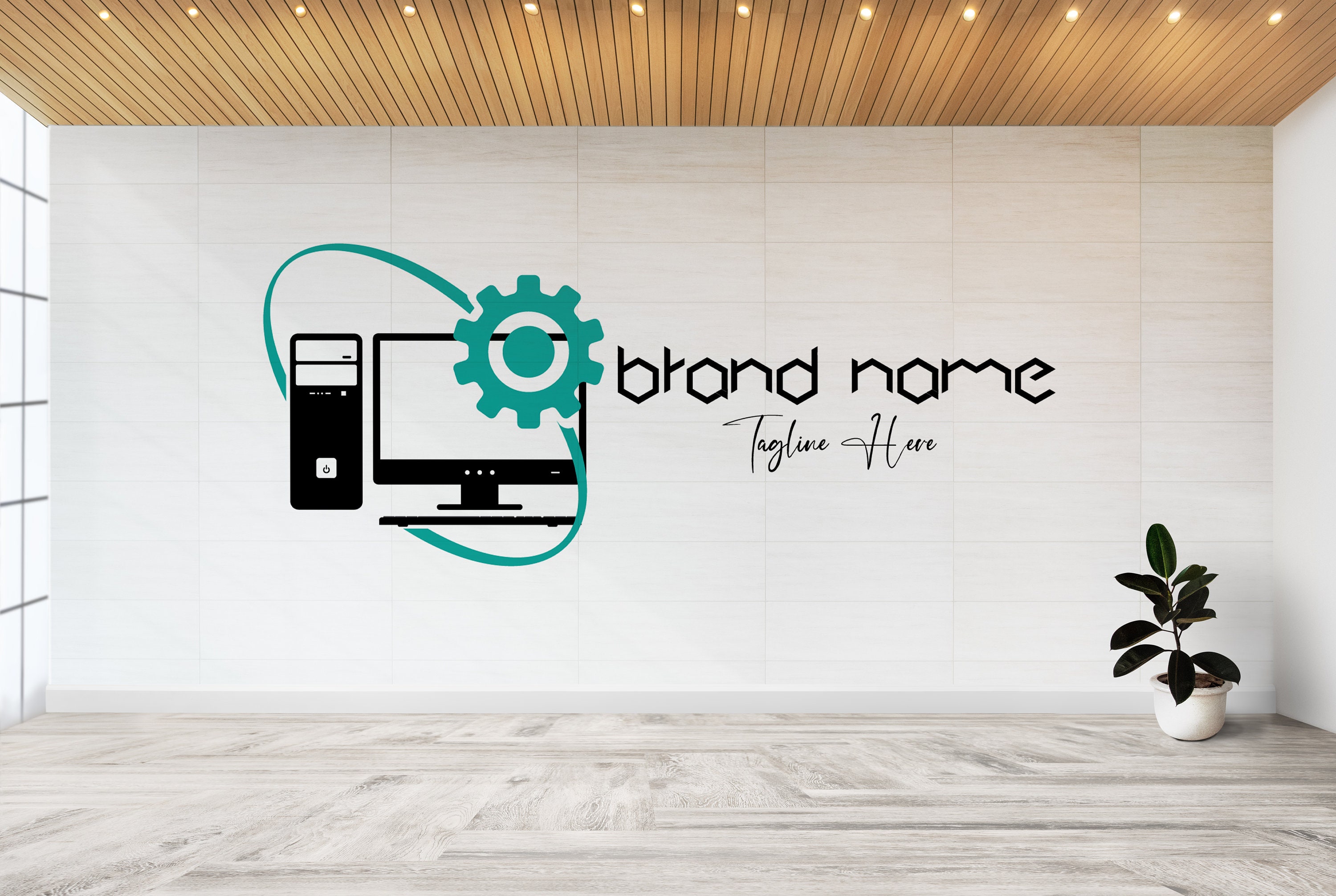 Computer Repair Logo / Computer Service Logo / Premade Computer Logo ...