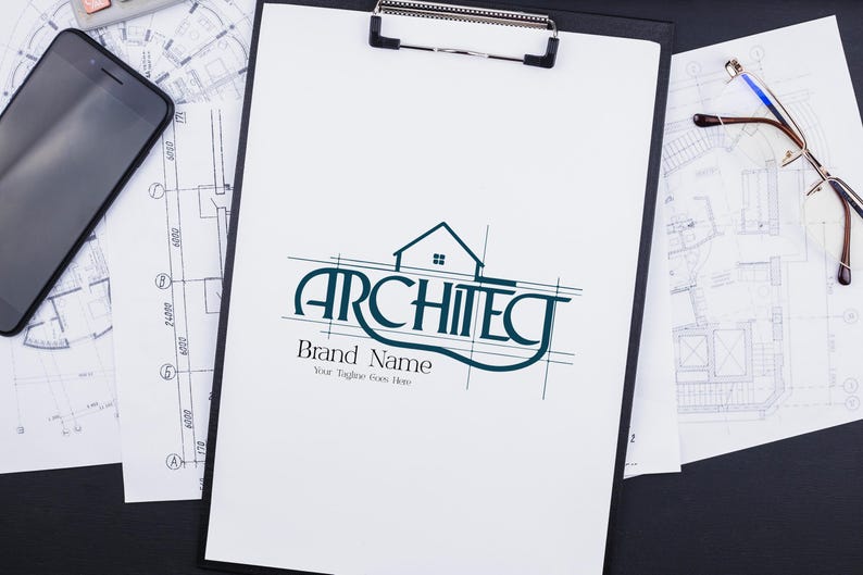 Unique Architect Logo Design / Interior Design Logo for Architecture ...