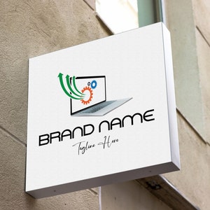 Professional Computer Service Logo Design - Custom Tech Branding ...