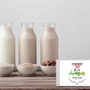 Farm Fresh Dairy Logo: Perfect for Farmers or Dairy Farms! / Cow Logo ...