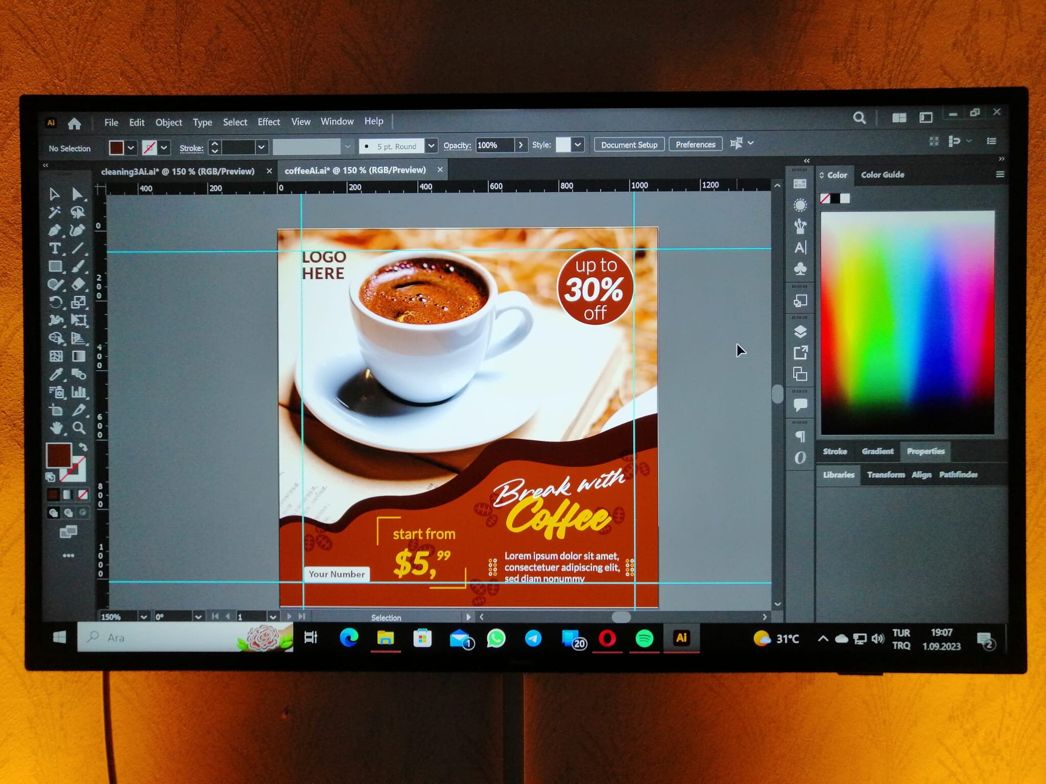 Editable Coffee Flyer / Cafe Flyer Design / Coffee Instagram Post ...