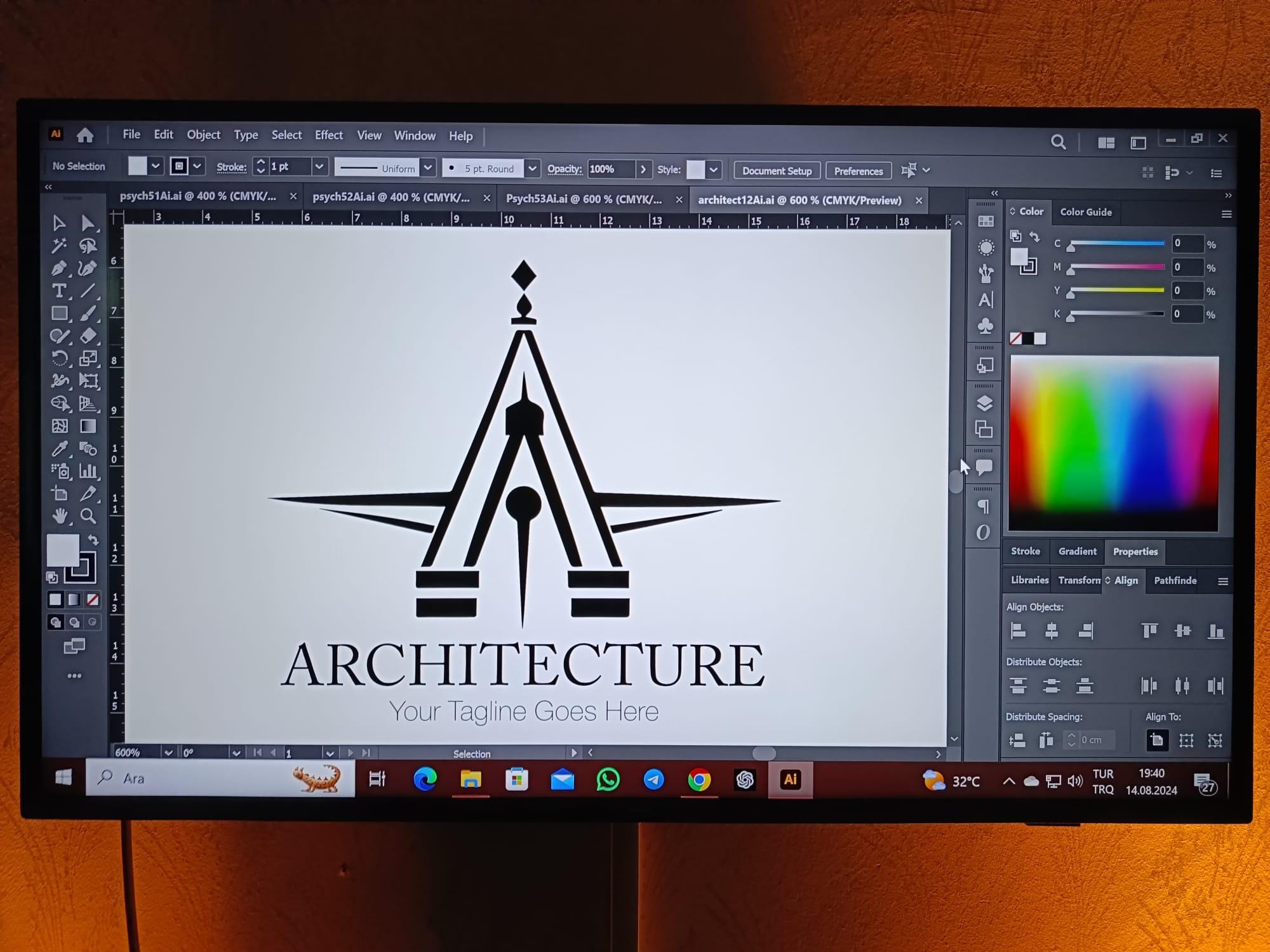 Modern Architecture Logo / Interior & Exterior Design Logo ...