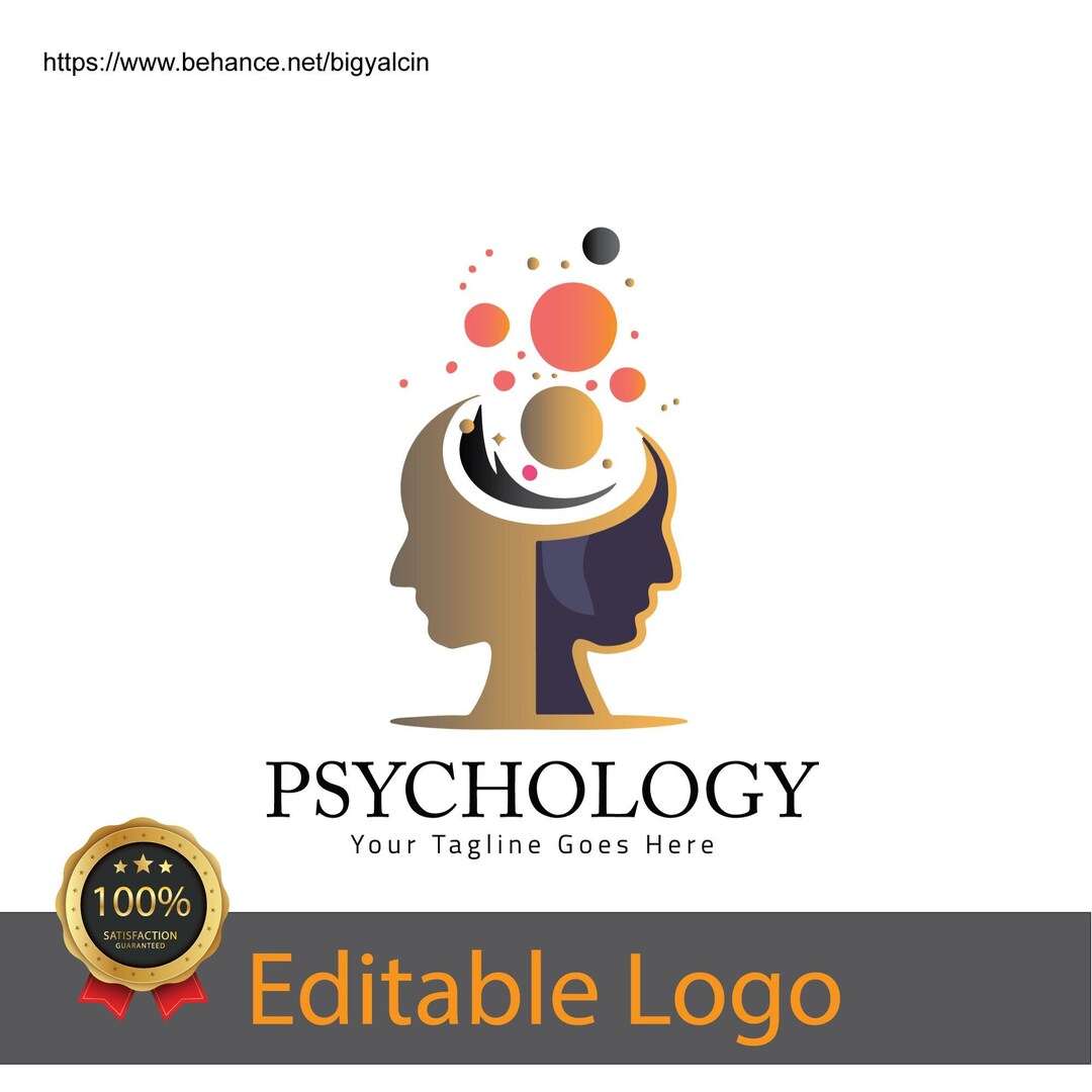 Family Therapy Logo / Editable Logo for Psychologist / Brain Counseling ...