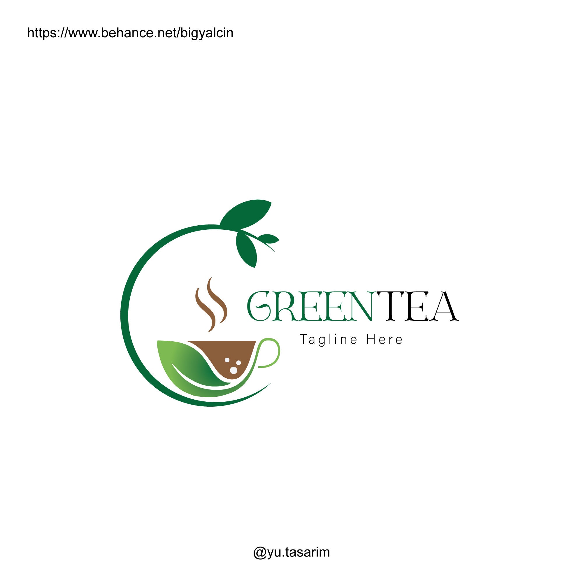 Tea Logo Design / Tea Shop Logo / Diy Tea Cup Logo / Instant Download ...