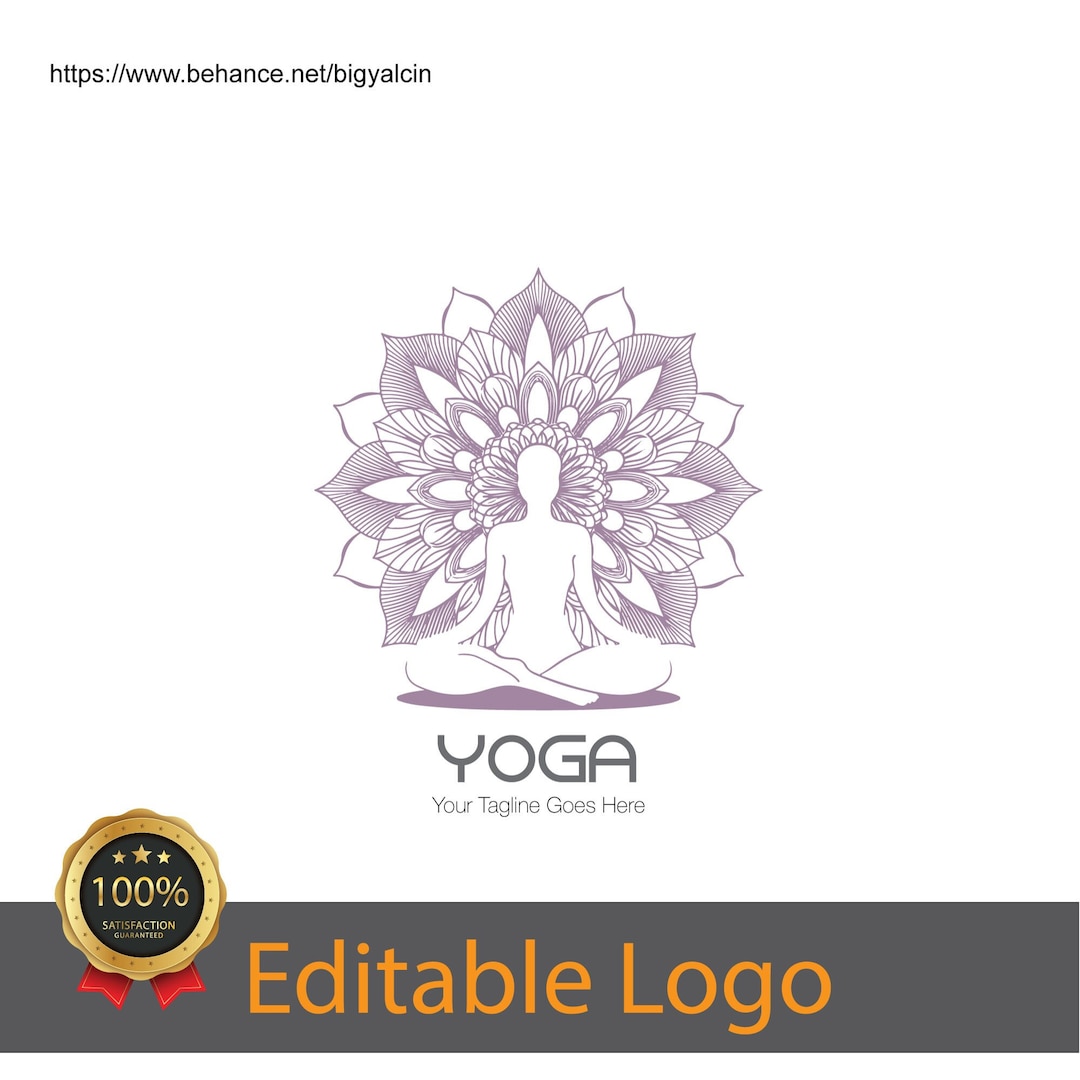 Yoga Studio Logo Design Professional and Modern / Custom Yoga Logo ...