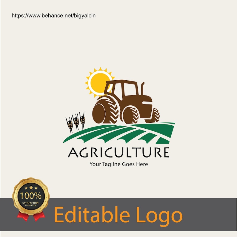 Organic Farm Logo - Branding for Agriculture & Green Businesses ...
