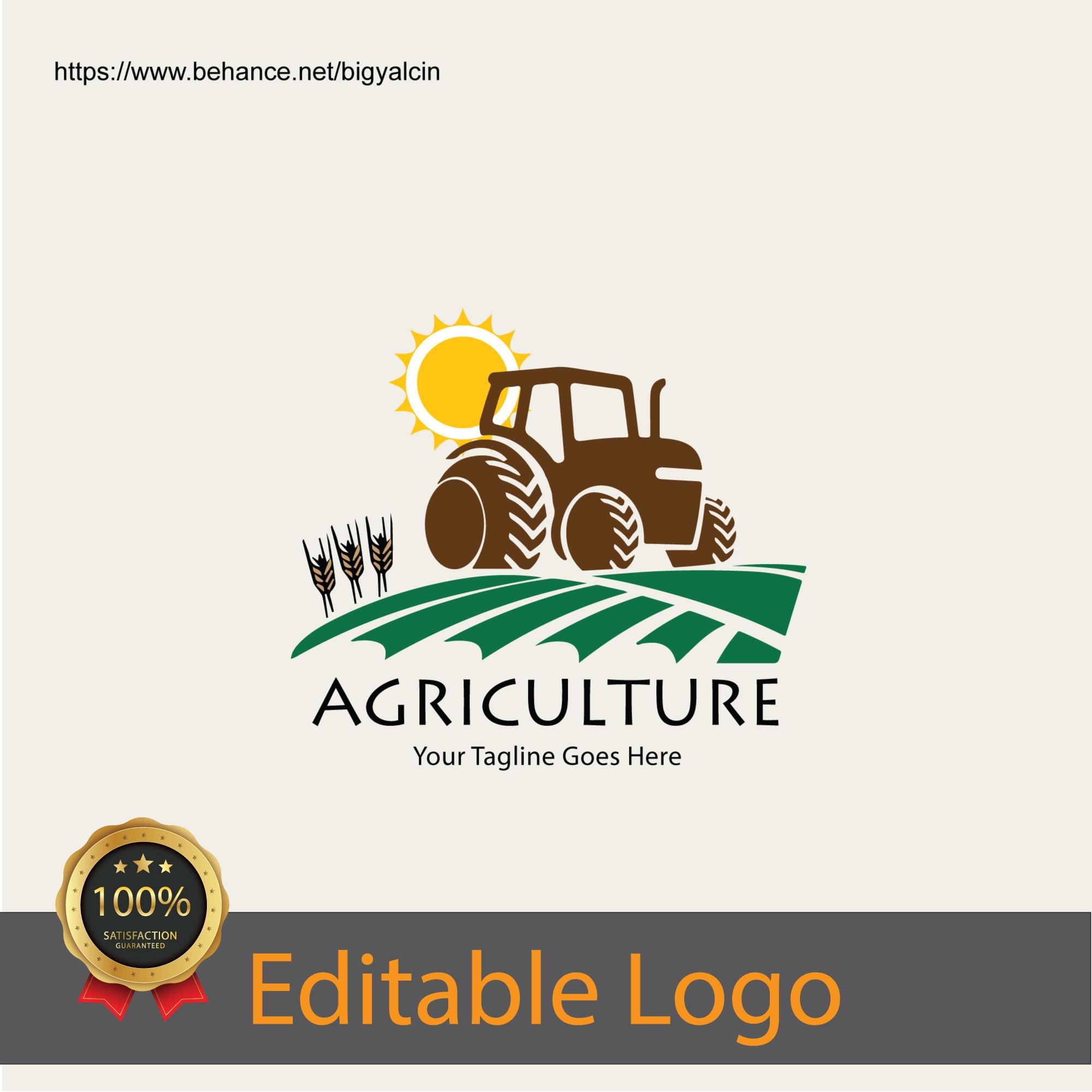 Organic Farm Logo - Branding for Agriculture & Green Businesses ...