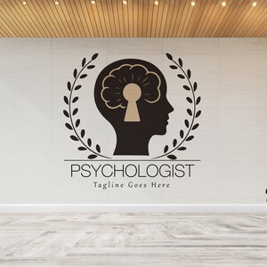 Unique Psychiatrist Logo Design - Gift Idea for Therapists / Stylish ...