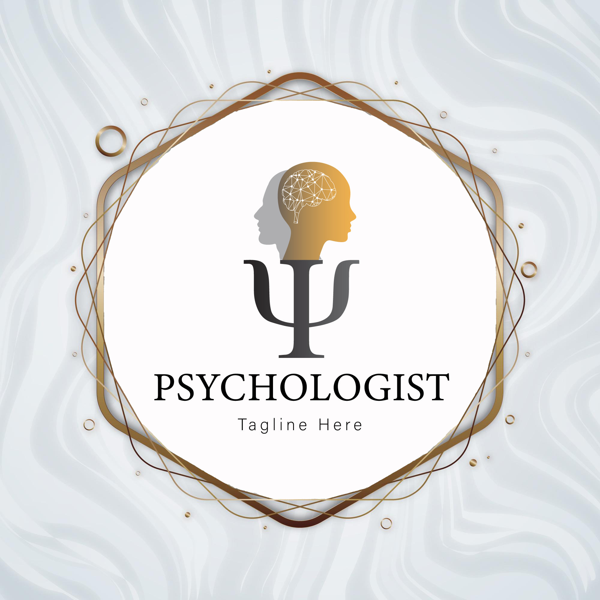 Psychiatrist Logo / Behavioral Logo Design / Spiritual Logo / - Etsy