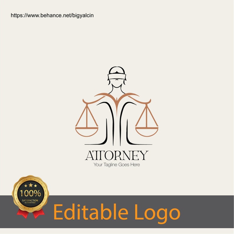 Professional Law Logo Services - Stylish Attorney Branding / Custom Law ...