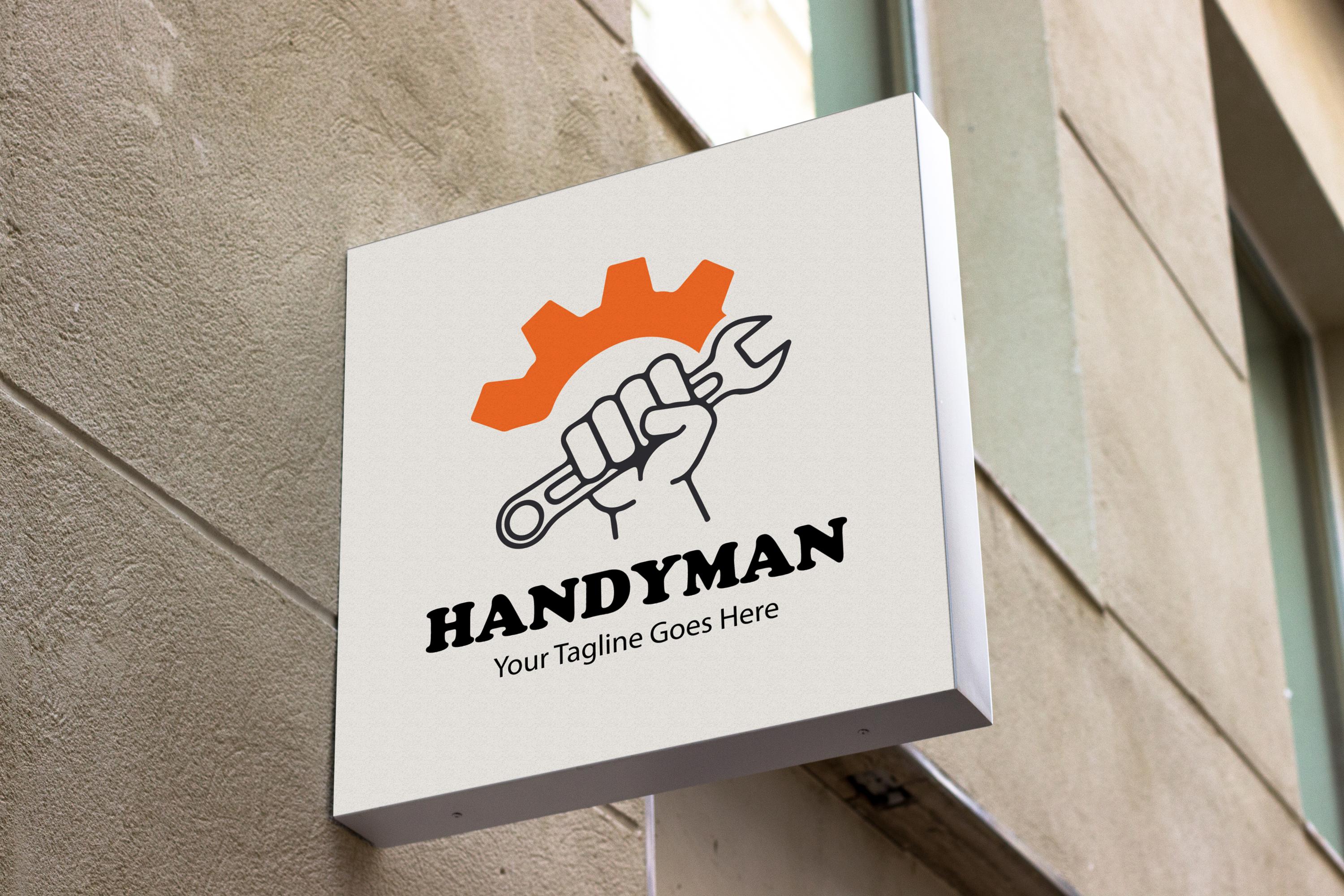Handyman Logo Design: Modern Home Repair Business Logo (AI, PDF, JPG ...