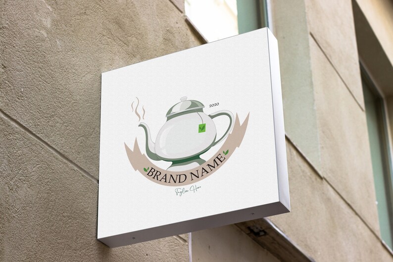 Hot Tea Logo Design Trio / Tea Shop Logo / Tea Room Logo / Tea House ...