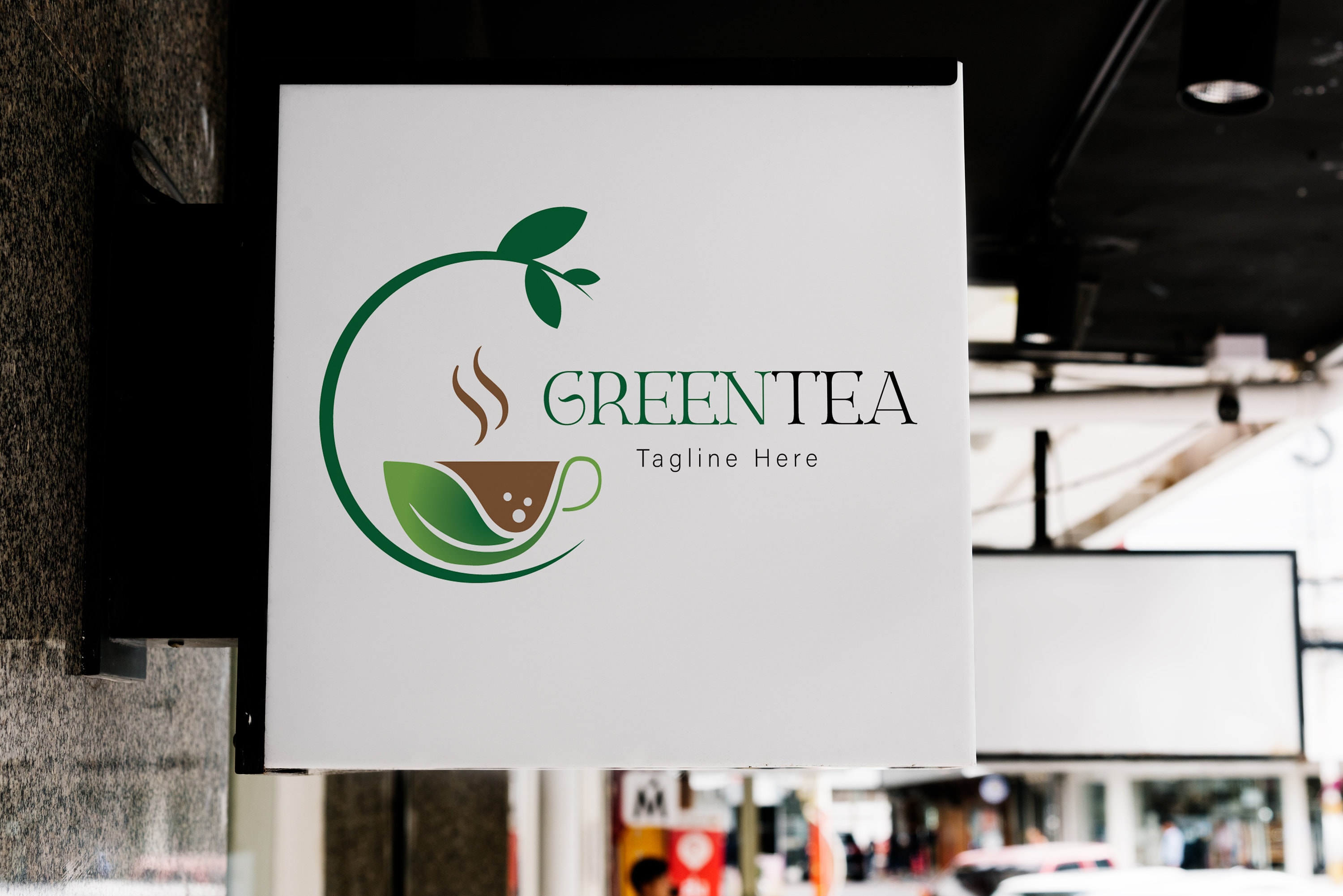 Tea Logo Design / Tea Shop Logo / Diy Tea Cup Logo / Instant Download ...