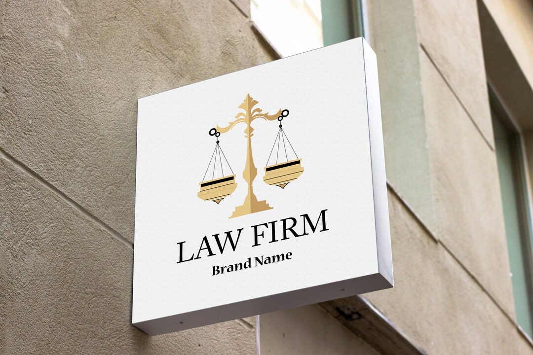 Lawyer Logo Design / Editable Law Firm Logo / Law Services - Etsy