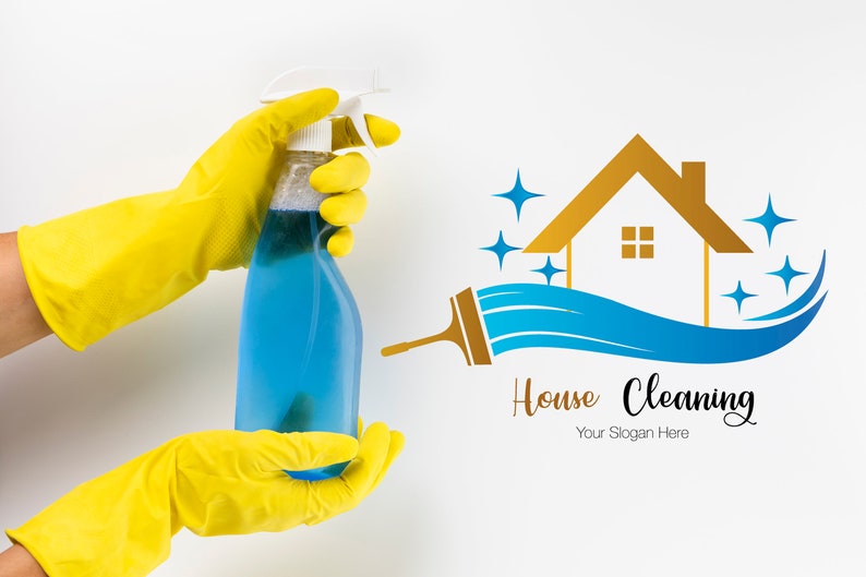 Modern Cleaning Service Logo Kit Perfect for Your Cleaning Business ...