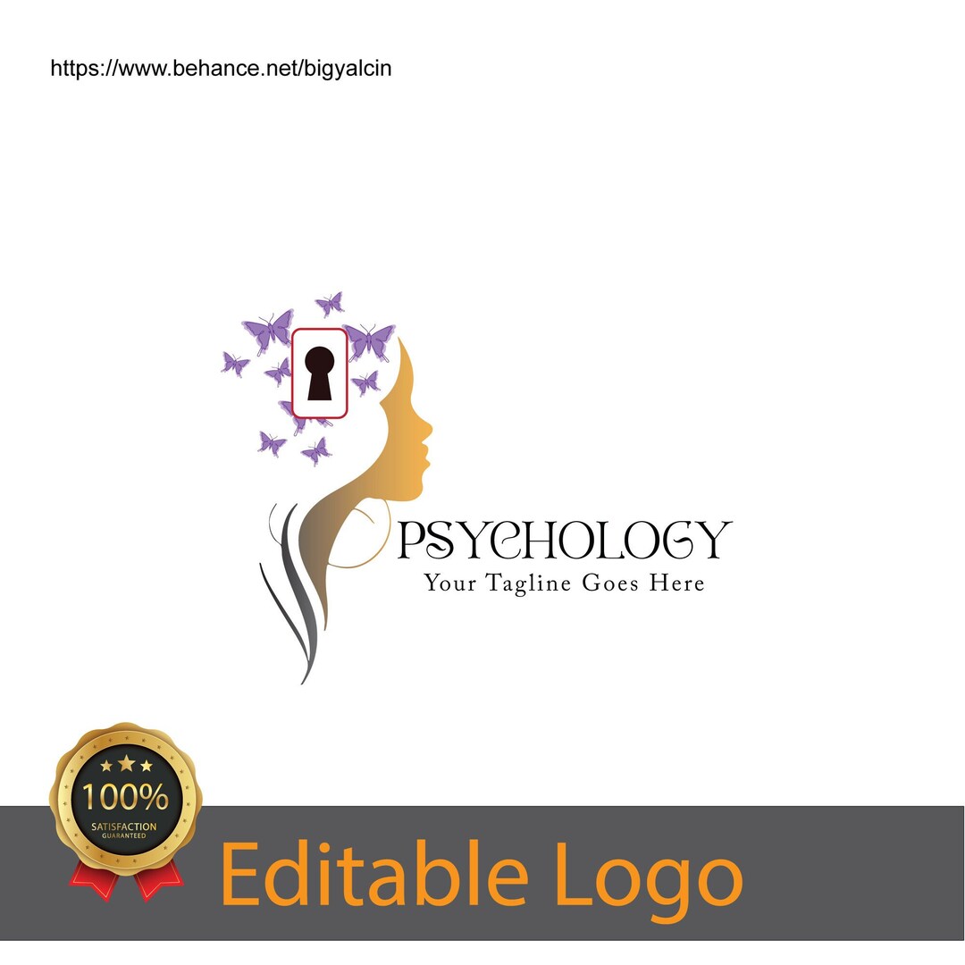 Minimalist Psychologist Logo for Therapists and Counselors / Unique ...