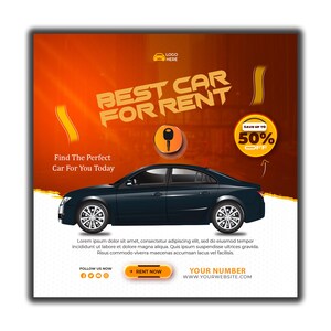 Car Rental Flyer Bundle – 3-in-1 Editable Templates for Auto Businesses ...
