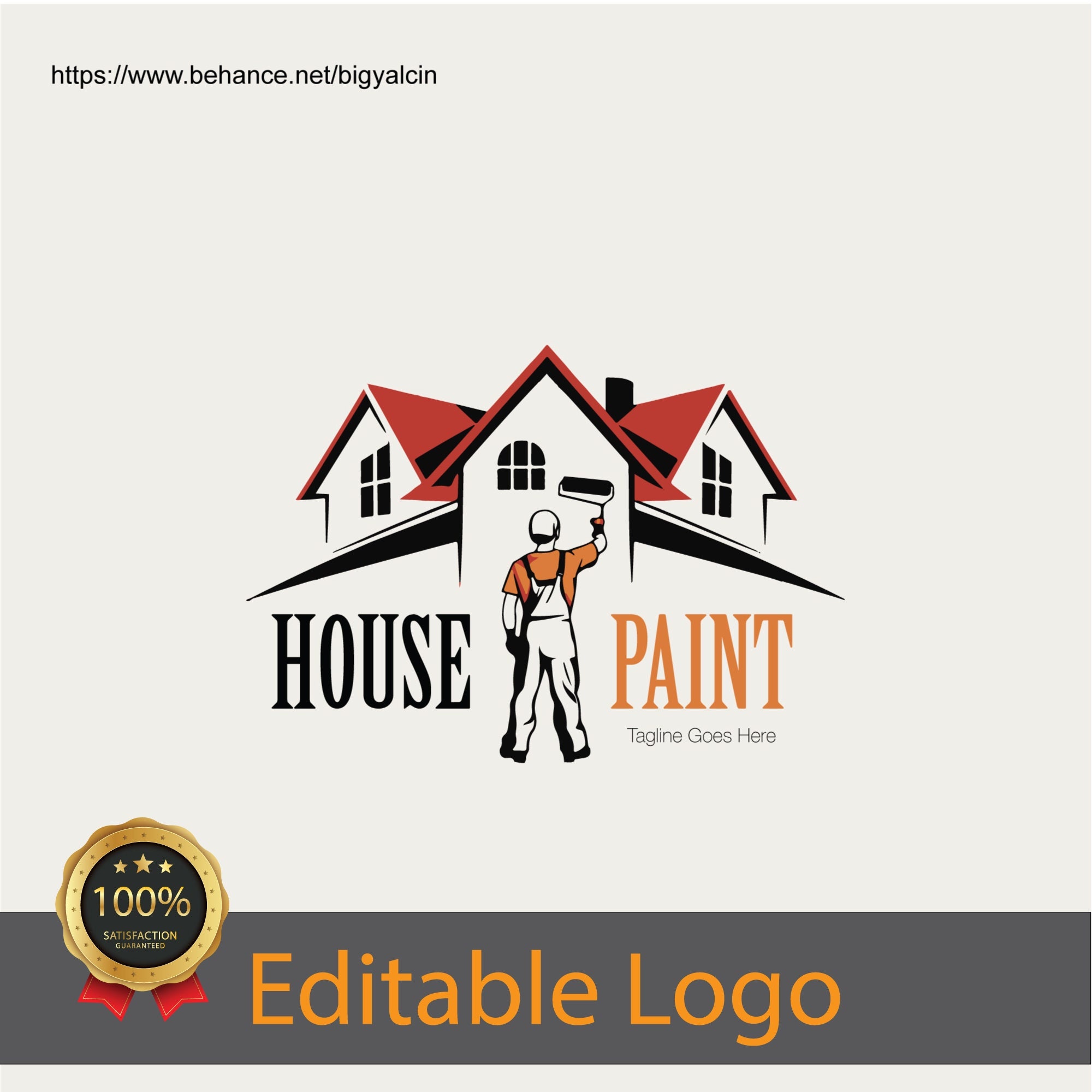 Modern House Painting Logo - Professional Graphic Design for Painting ...