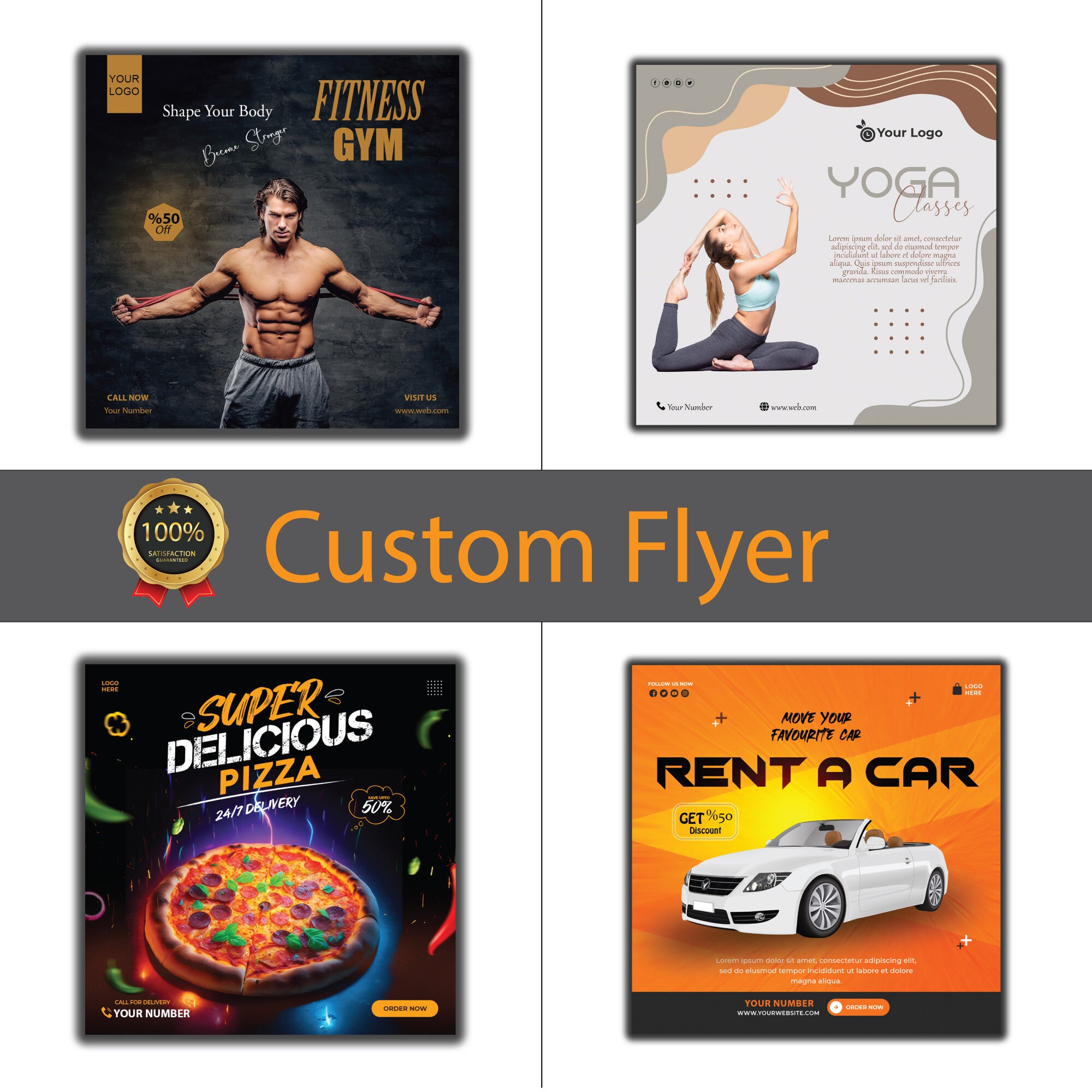 Custom Flyer Design Expert - Tailored Services for Your Brand Promotion ...