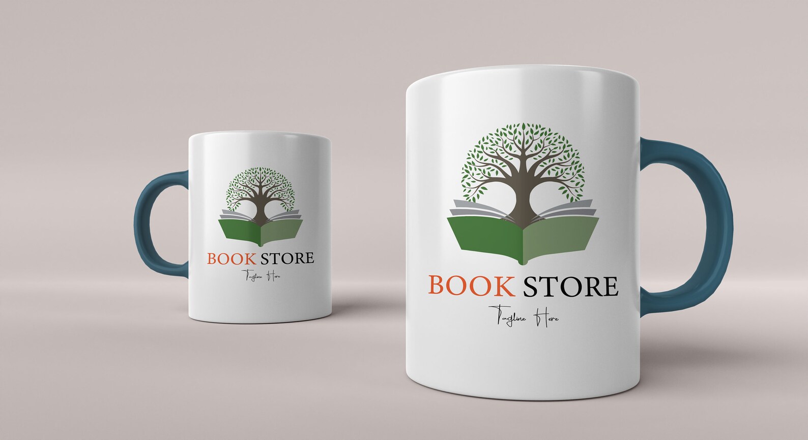 Book Logo Design / Book Shop Logo / Editable Book Store Logo / Book Branding Logo Design / Book ...