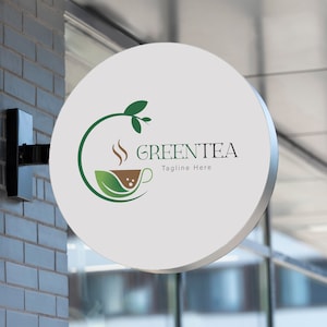 Tea Logo Design / Tea Shop Logo / Diy Tea Cup Logo / Instant Download ...