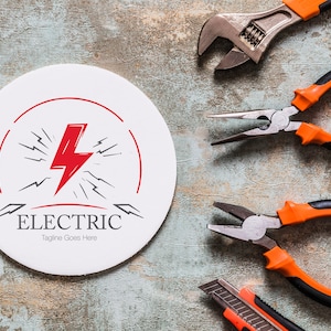 Modern Electrical Logo Design - Customizable Logo for Electricians ...