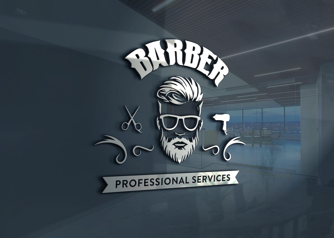 Modern Barber Logo - Perfect for Stylish Barbershops / Elegant Haircut ...
