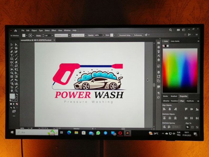 Modern Car Wash Logo Design: Auto Detailing Branding (AI, JPG, PDF ...