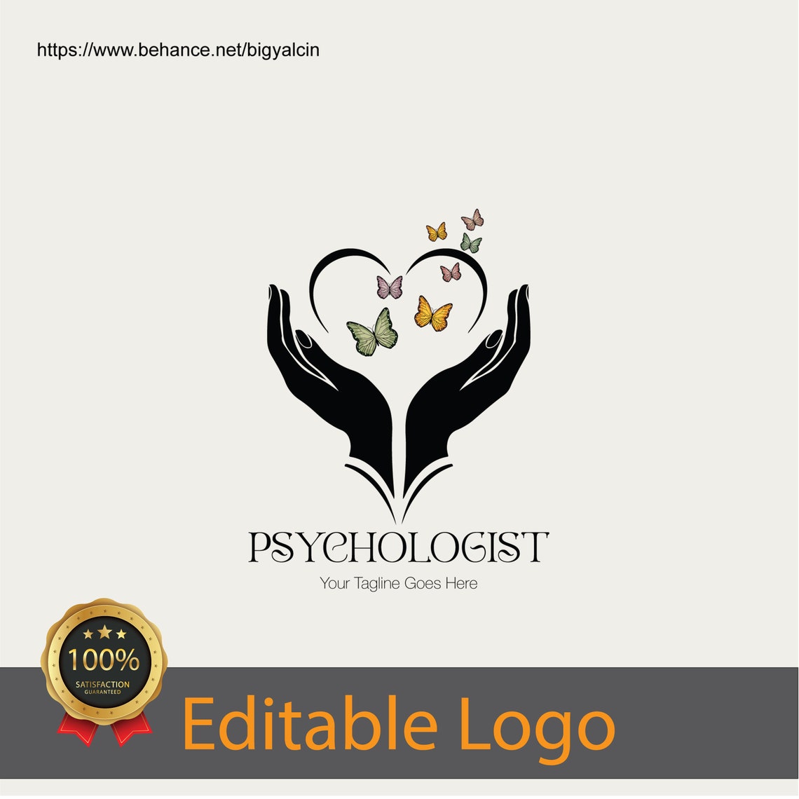 Minimalist Therapist Logo Creation Customized Branding for Therapy ...