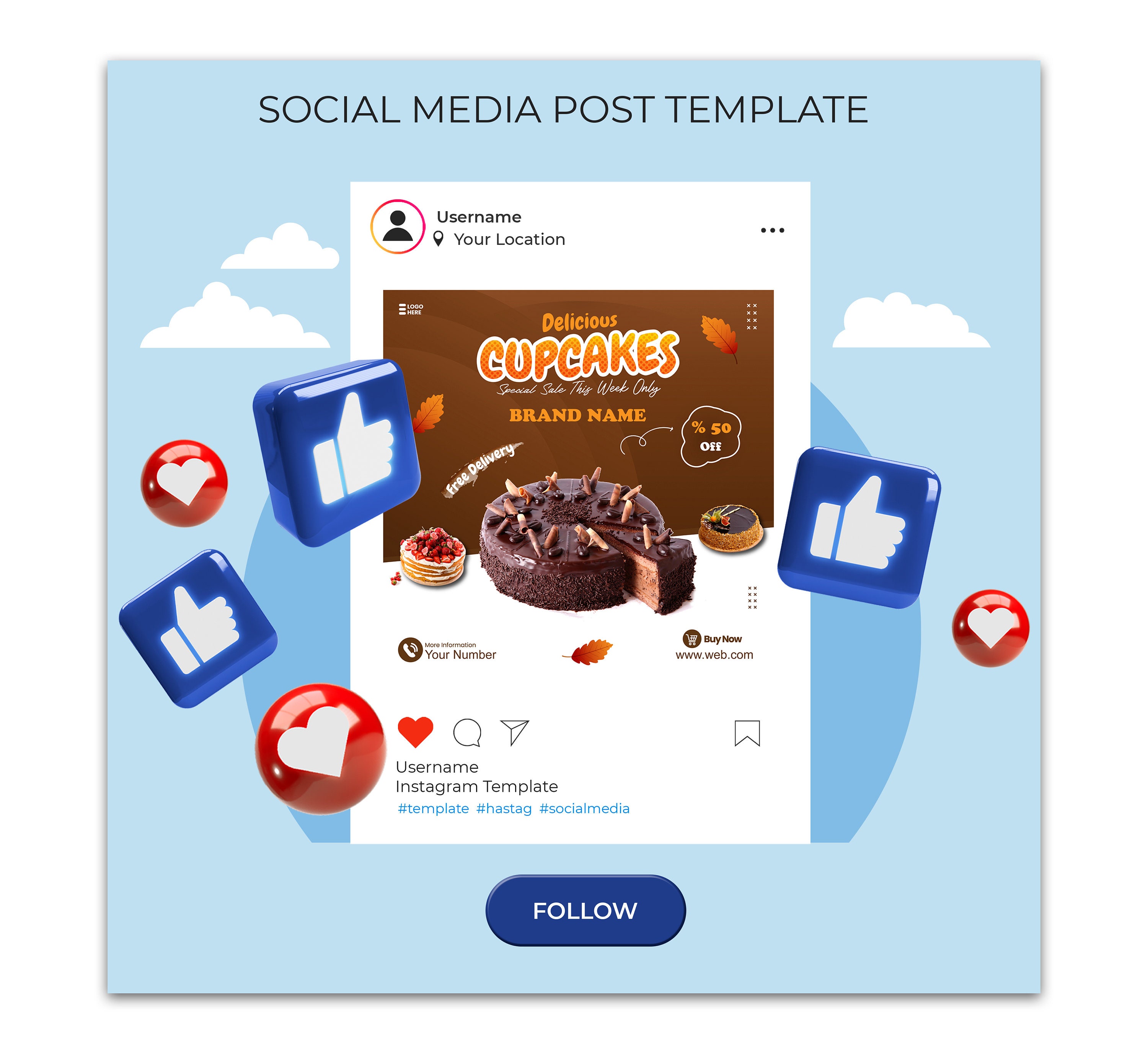 Custom Bakery Flyer Design / Stand Out With Stunning Marketing ...