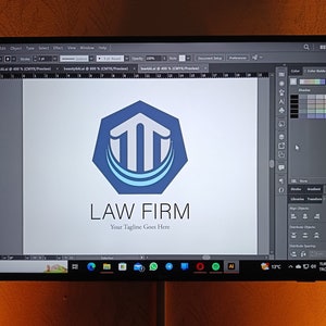 Custom Law Firm Logo Design: Professional Attorney Branding (AI, PDF ...
