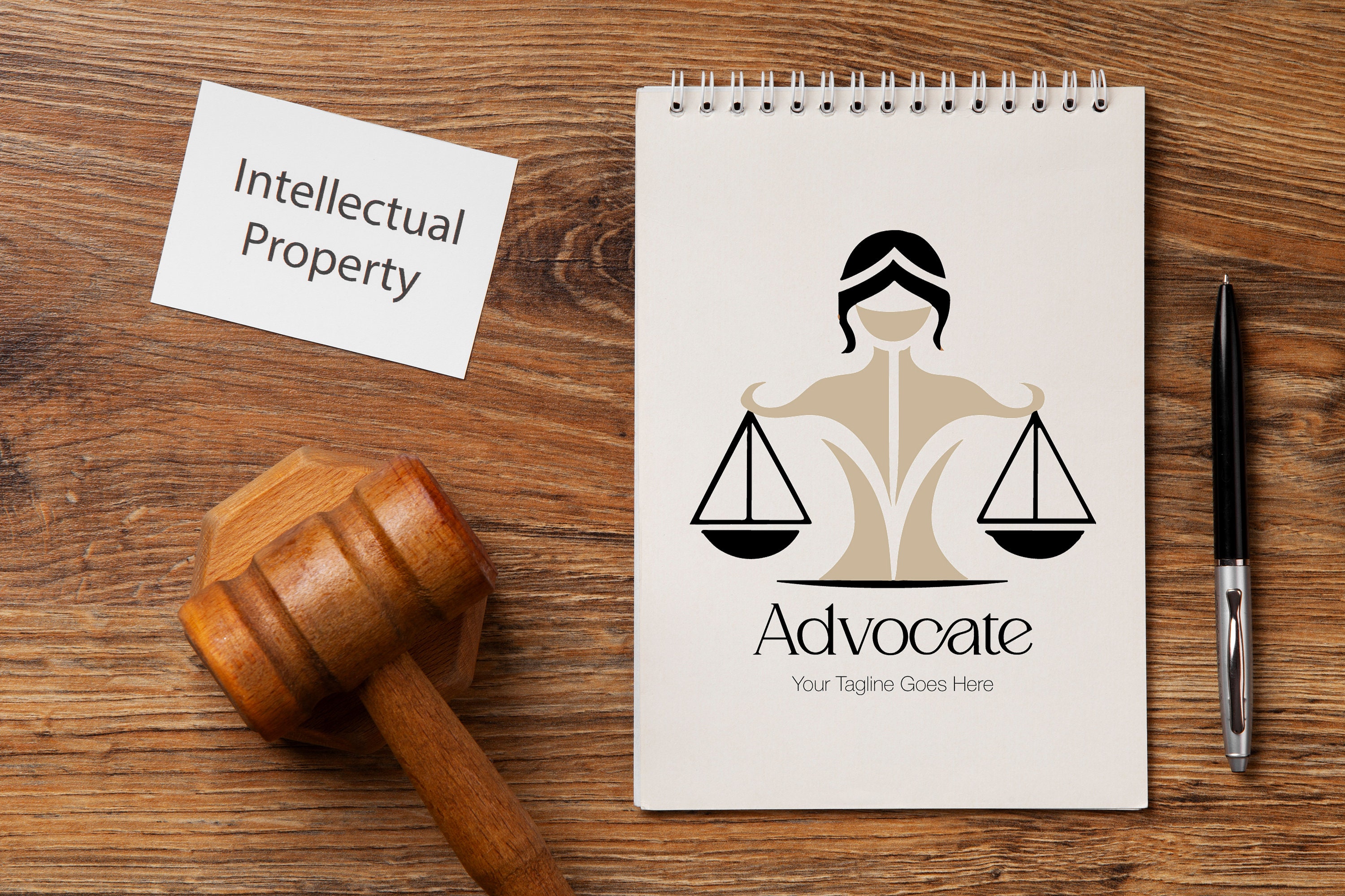 Modern Lawyer Logo Design - for Law Offices / Law Firm Logo Design ...