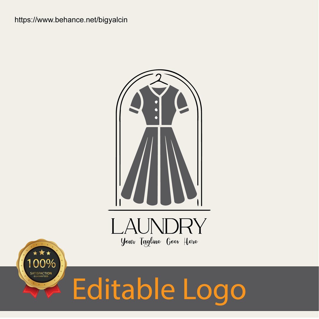 Custom Dry Cleaning Logo / Laundry Service Logo / Dry Cleaner Logo ...