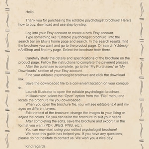 Editable Psychologist Flyer / Counseling Psychology Flyer Design ...