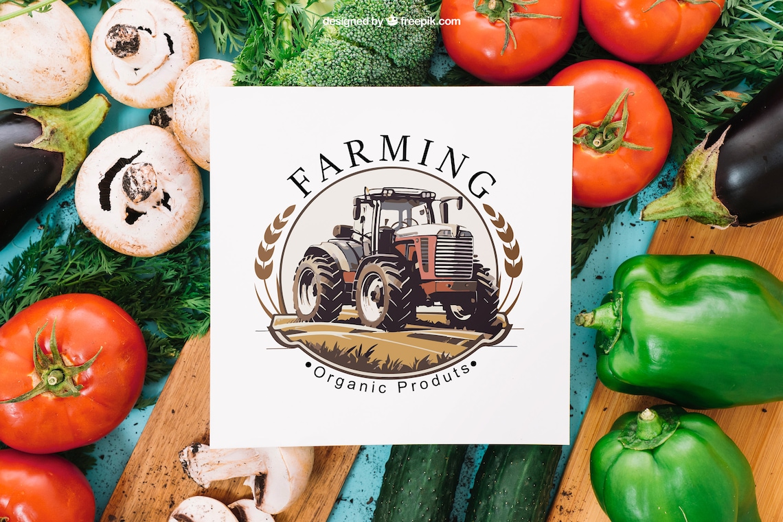 Agriculture Logo / Farm Logo Design / Tractor Logo Template / Farming ...