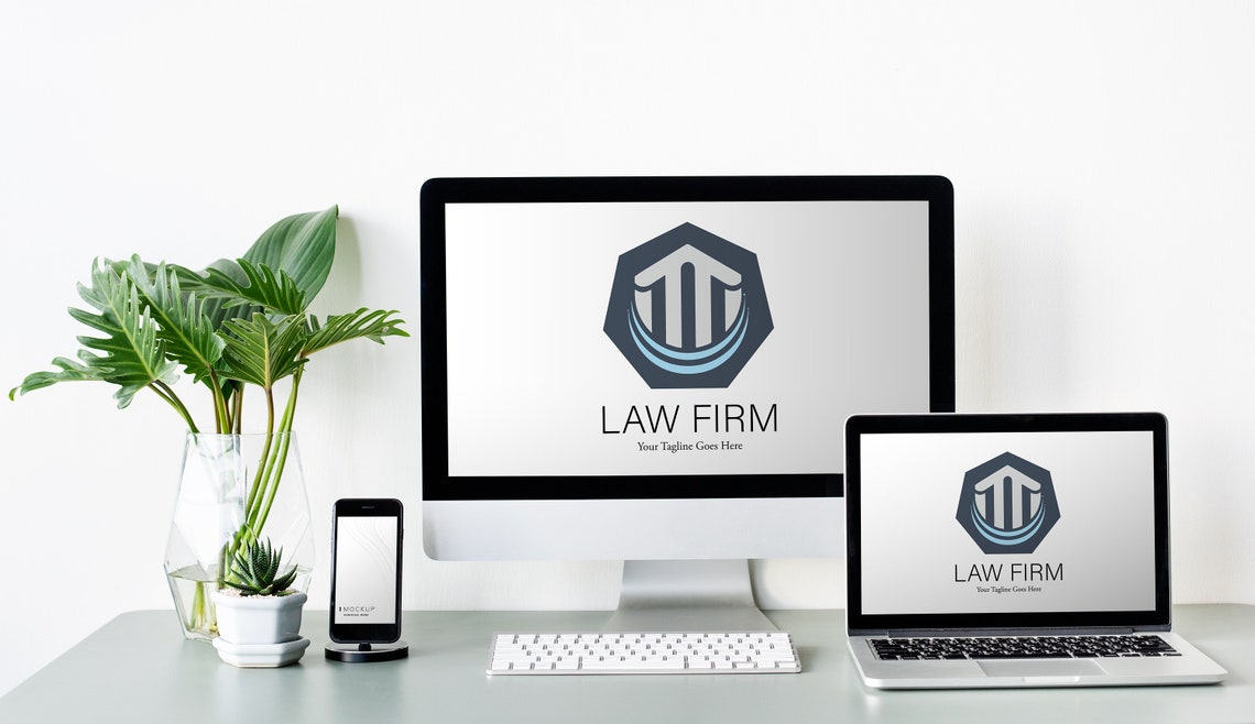 Custom Law Firm Logo Design: Professional Attorney Branding (AI, PDF ...