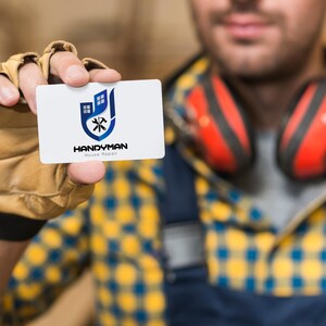 Stylish Handyman Logo Design / House Repair Business Logo / Home Repair ...