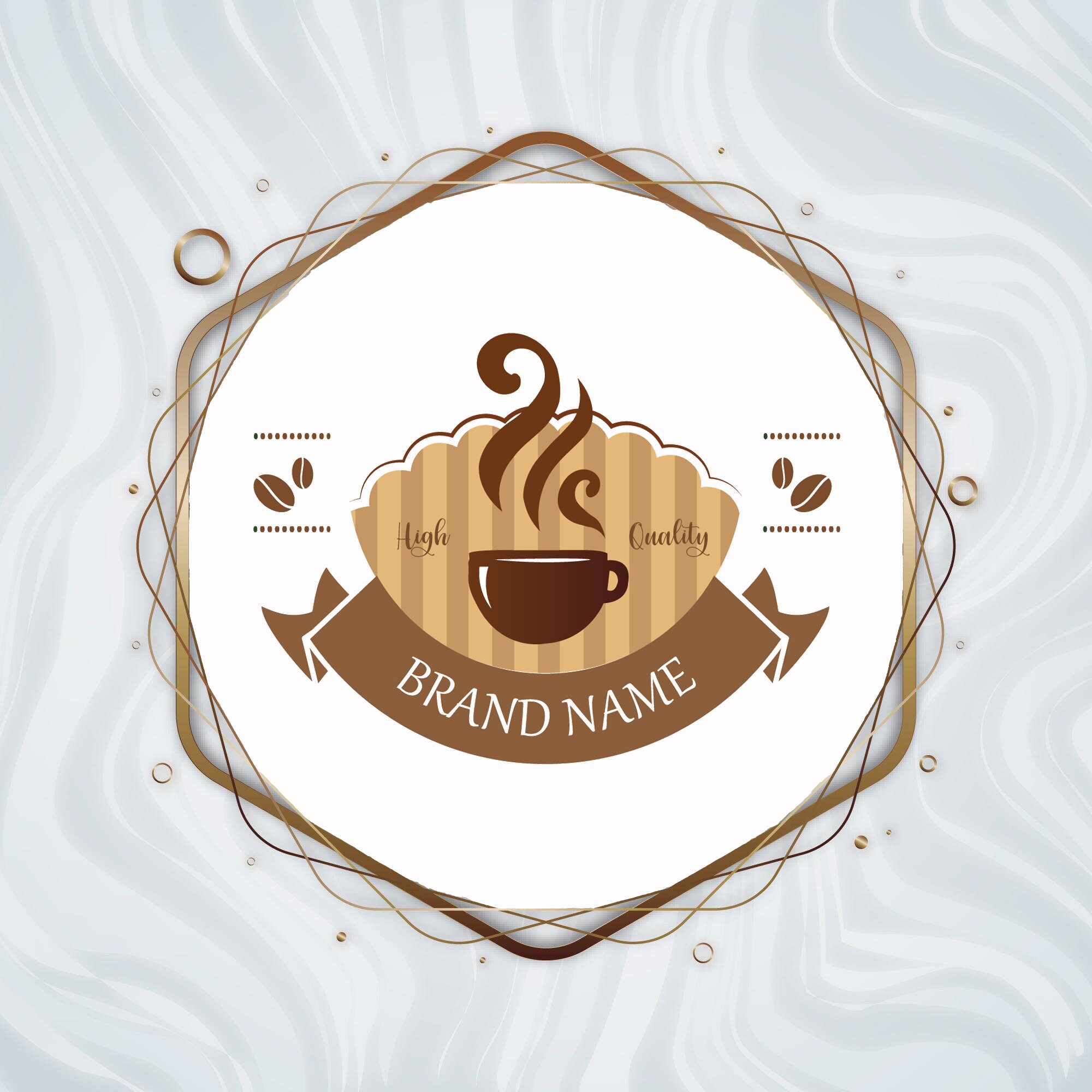 Premade Cafe Logo / Restaurant Logo / Drinks Logo Design / Cup Logo ...