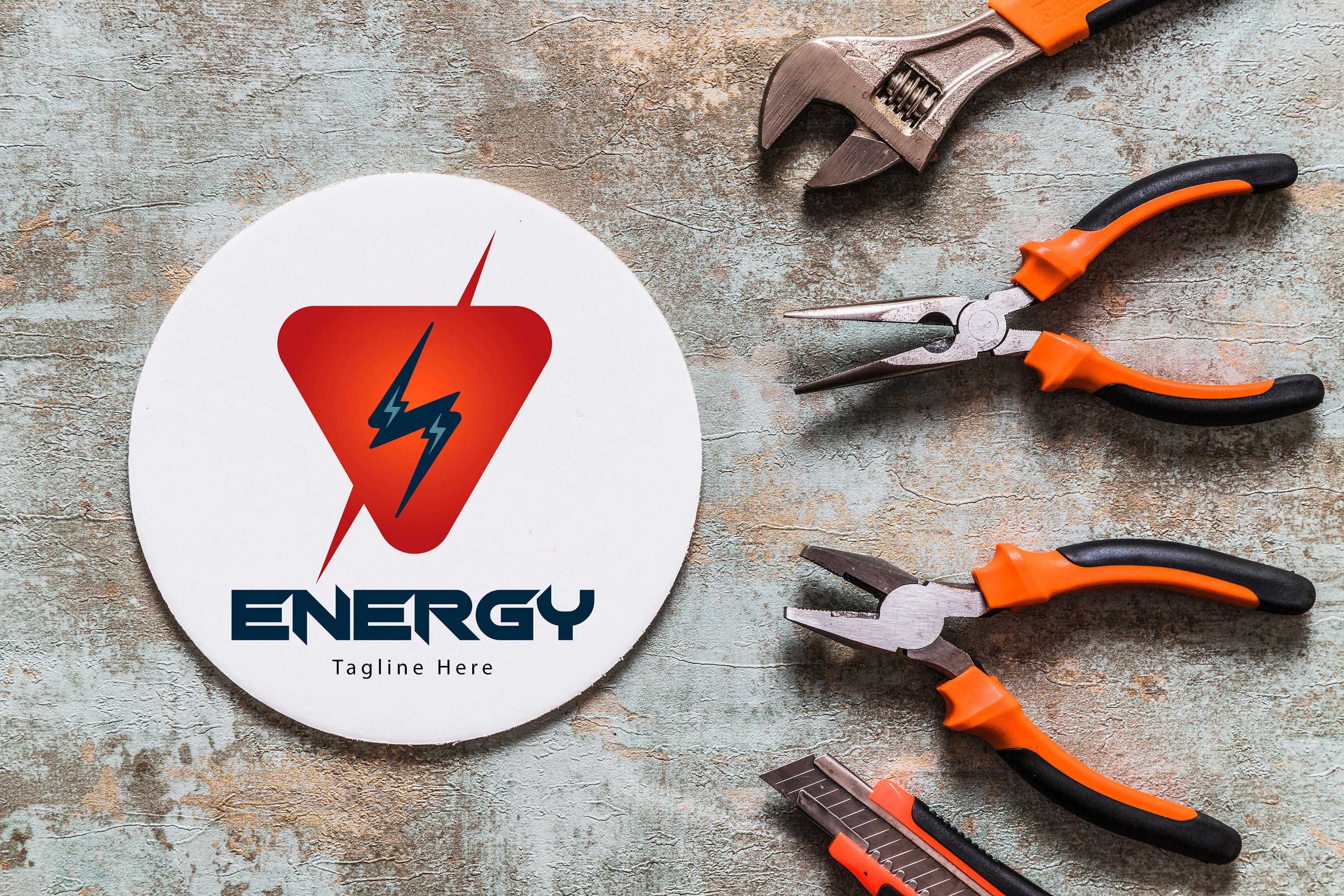 Electrician Logo Design / Electric Power Logo Design / Energy Logo ...