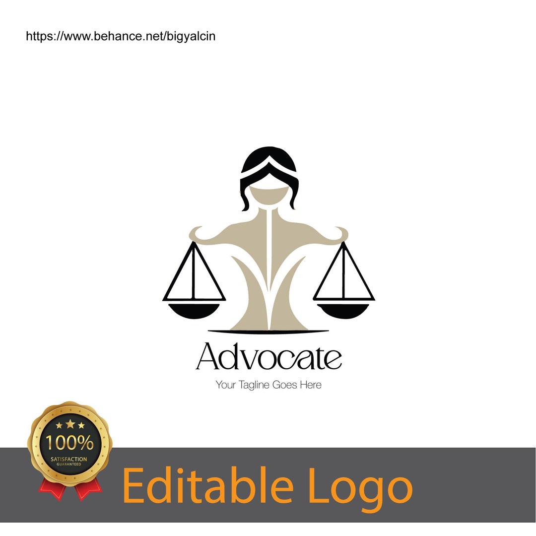 Modern Lawyer Logo Design - for Law Offices / Law Firm Logo Design ...