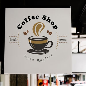 Premium Coffee Logo - Custom Branding for Cafés & Baristas / Coffee ...